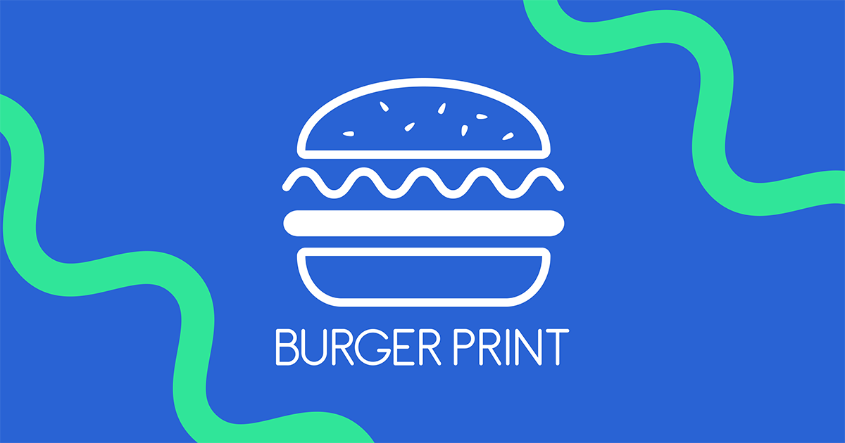 Shopper Personalizzate | Borse in Cotone con Logo PrintWear | Burger Print